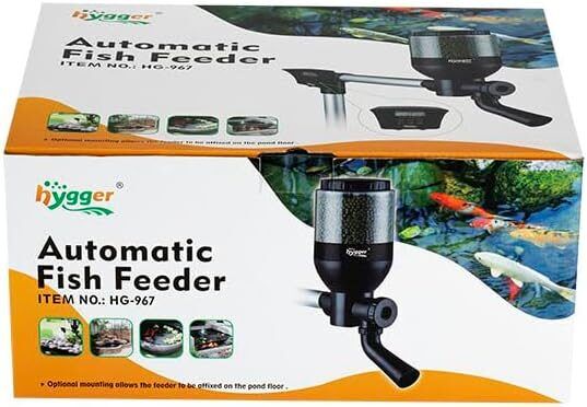 Hygger Automatic Fish Feeder - The Fish Works Pond Supplies