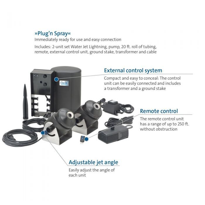 OASE Water Jet Lightning - The Fish Works Pond Supplies