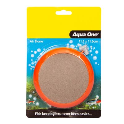 Aqua One Airstone PVC Encased Air Disk - The Fish Works Pond Supplies